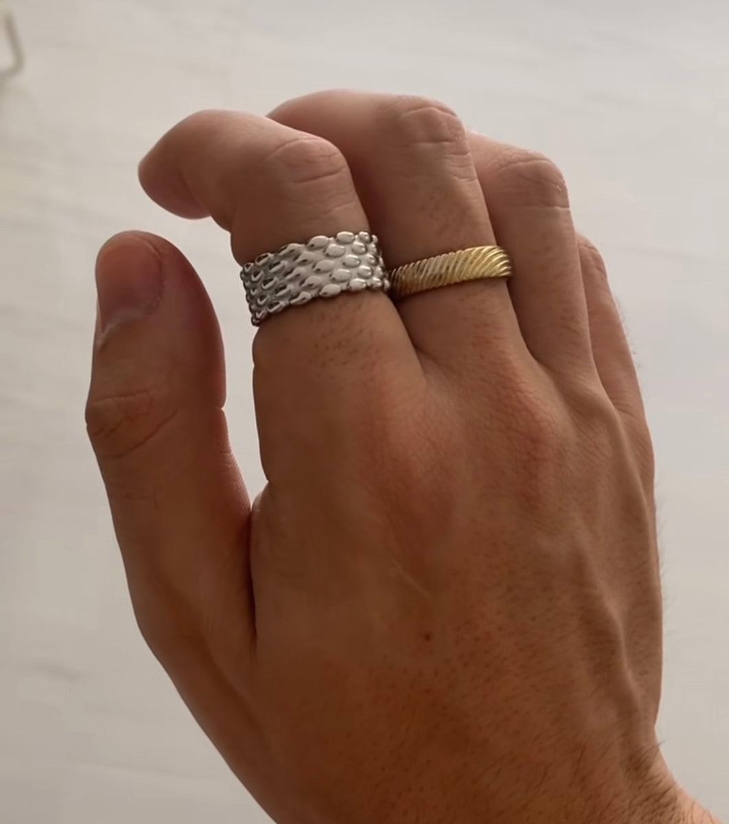 Silver Bubbles Ring | Fashion Jewelry by Yordy.