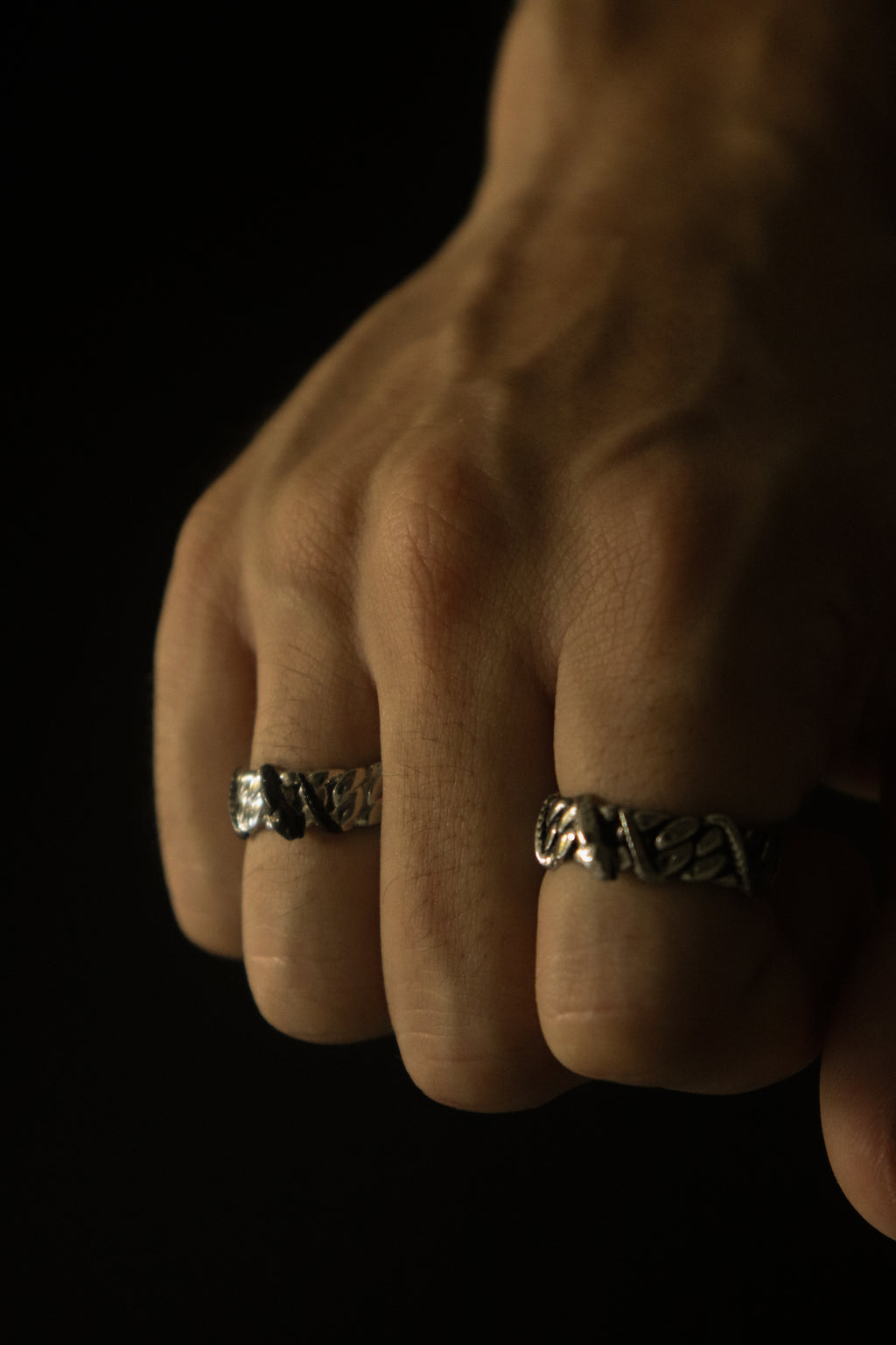 Silver Slime Curb Ring – YORDY | Luxury Fashion Jewelry